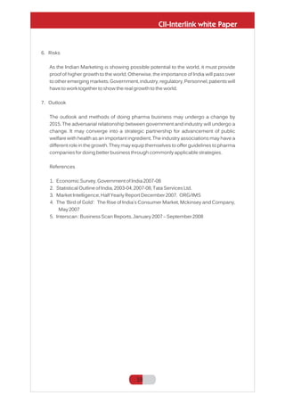 Indian pharma industry 2015 | PDF