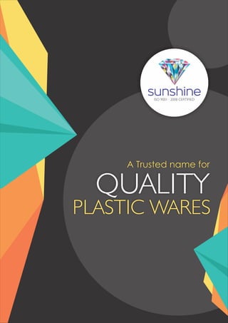 Sunshine Products, Chennai, Household Plastic Products | PDF