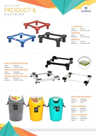 Sunshine Products, Chennai, Household Plastic Products | PDF