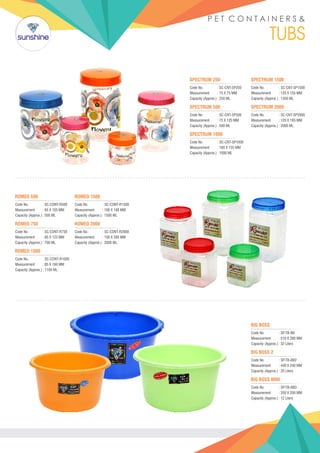 Sunshine Products, Chennai, Household Plastic Products | PDF