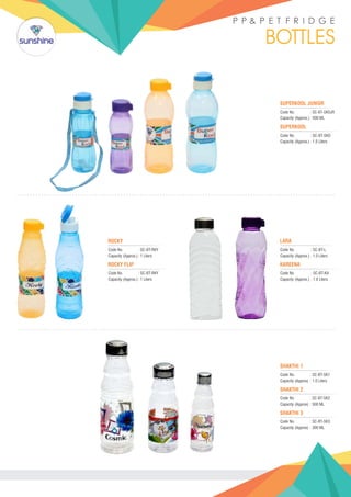 Sunshine Products, Chennai, Household Plastic Products | PDF