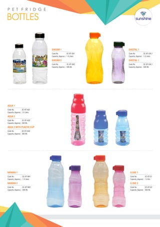 Sunshine Products, Chennai, Household Plastic Products | PDF