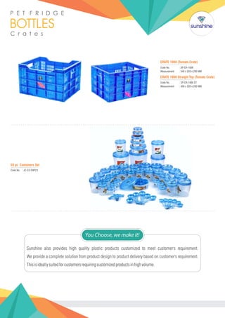 Sunshine Products, Chennai, Household Plastic Products | PDF