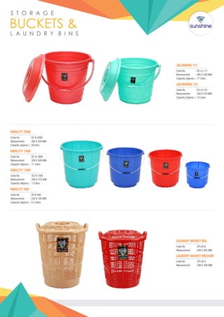 Sunshine Products, Chennai, Household Plastic Products | PDF