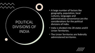 Indian political geography | PPTX