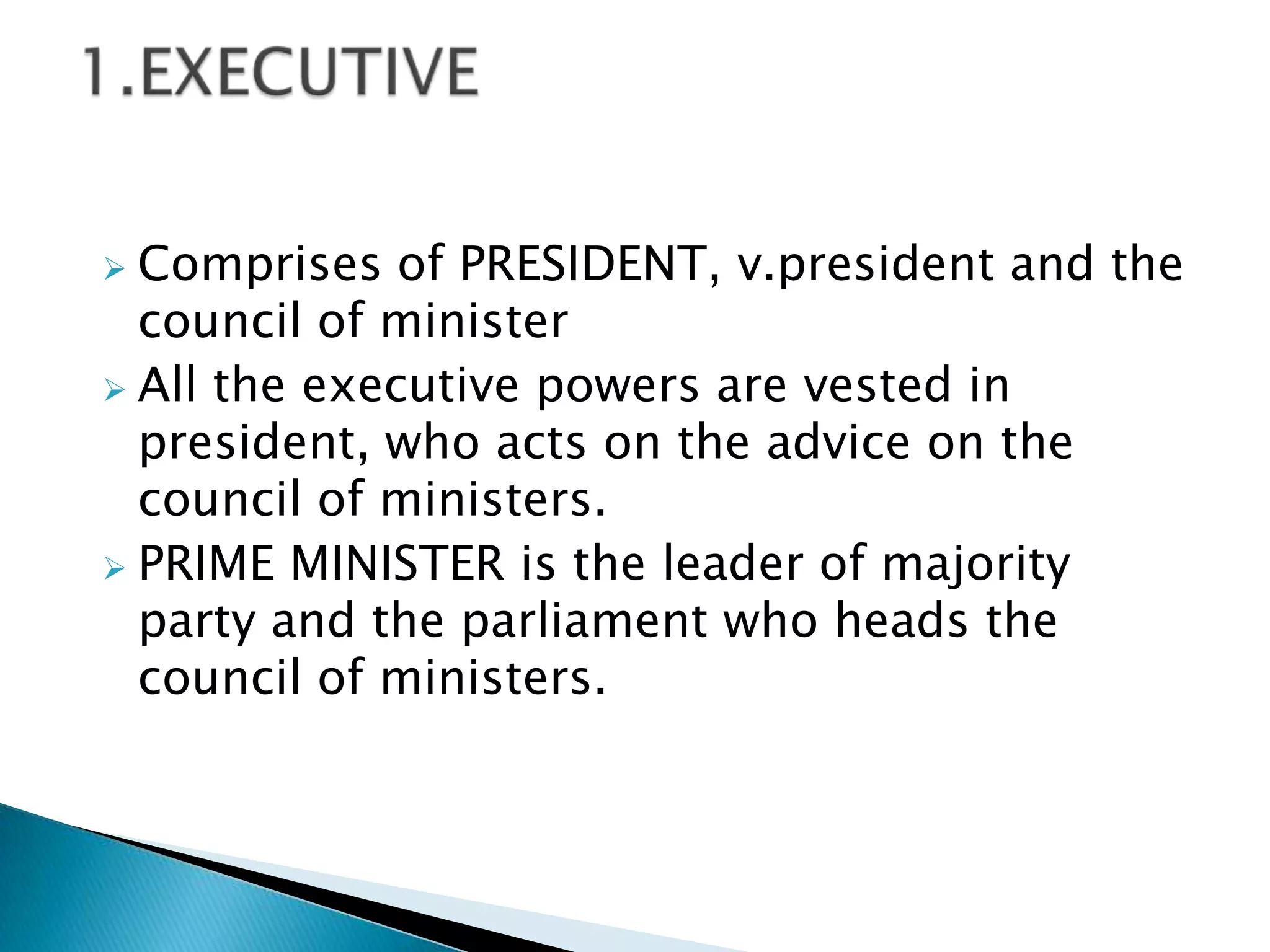 Indian political system | PPTX