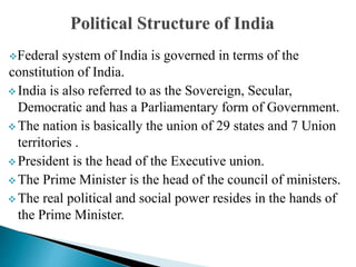 Indian political system | PPTX