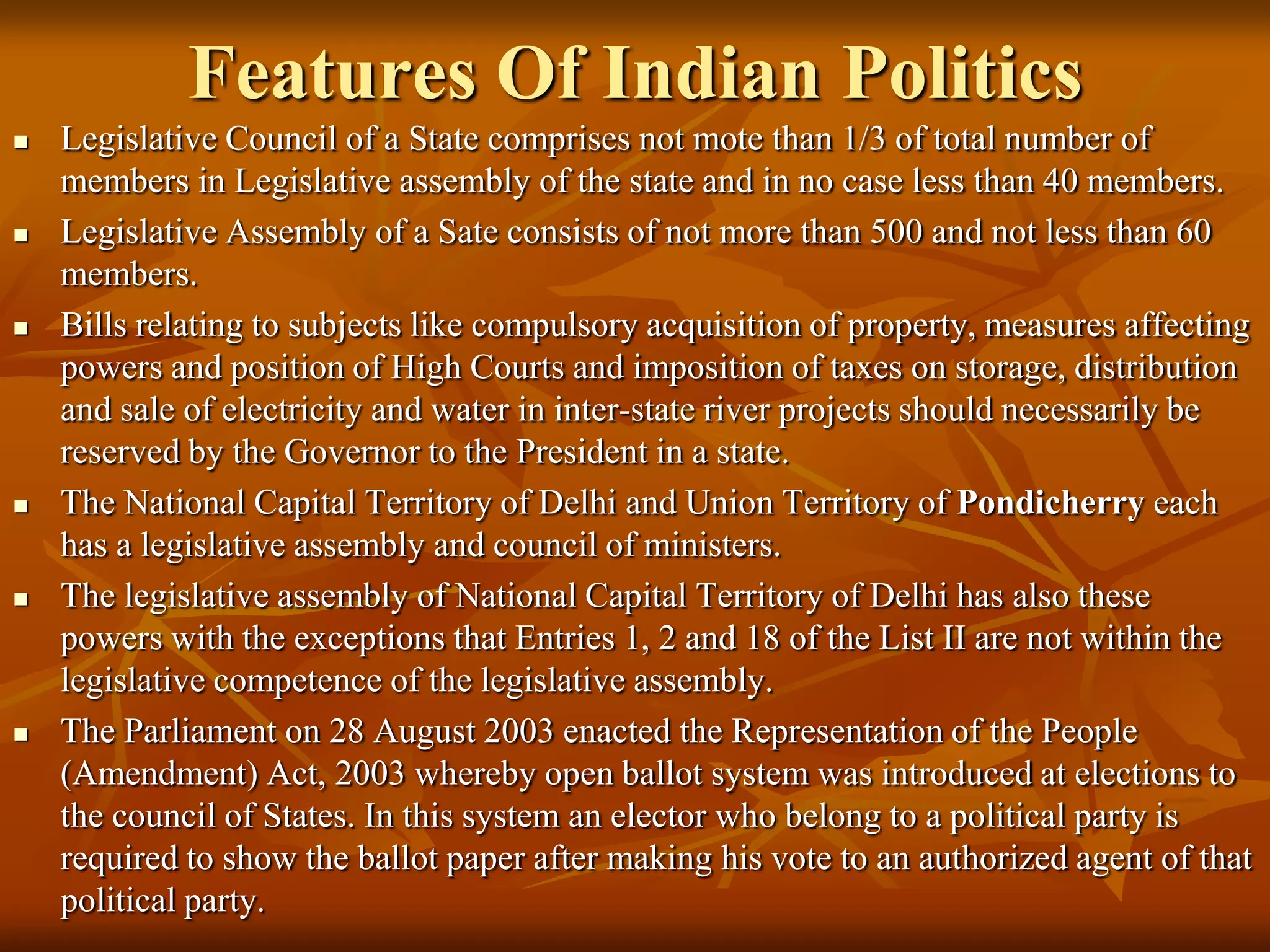 Indian politics | PPTX