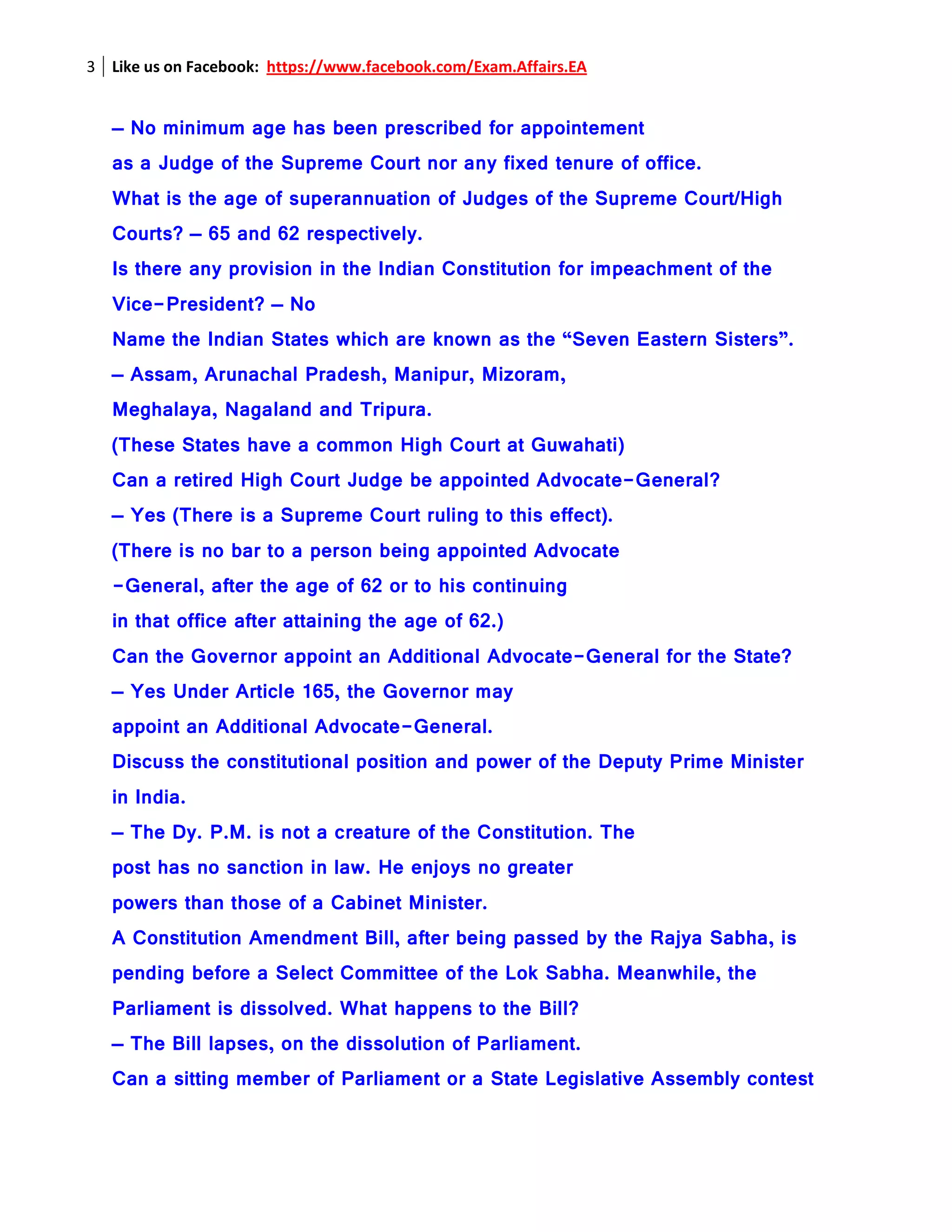 Indian Polity | PDF