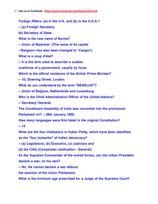 Indian Polity | PDF