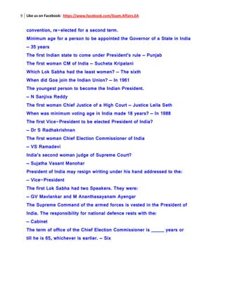 Indian Polity | PDF