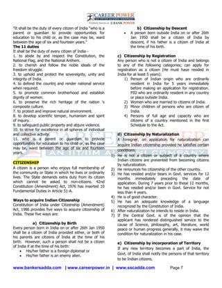 INDIAN POLITY Capsule for SSC competitive exams | PDF