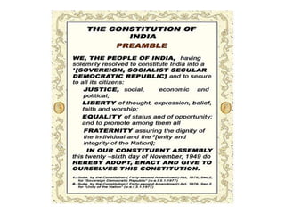 Indian preamble | PPTX
