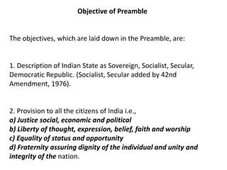 Indian preamble | PPTX