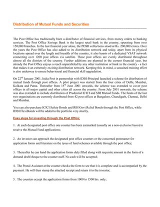 Indian post office | PDF