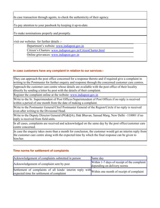 Indian post office | PDF