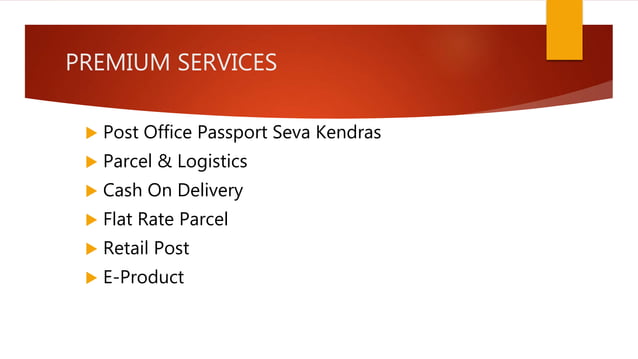 Indian post office | PPTX