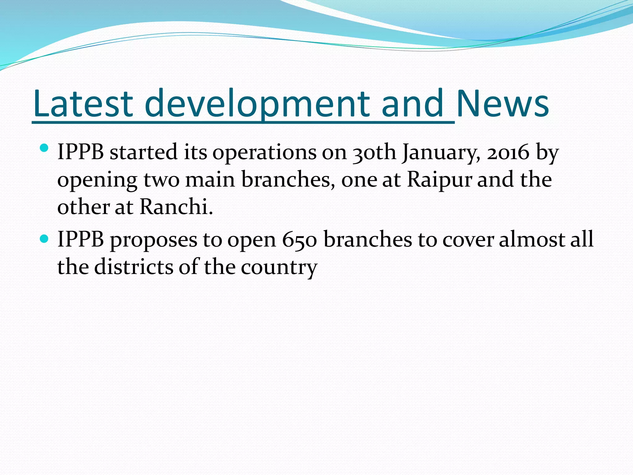 Indian post payment bank | PPTX