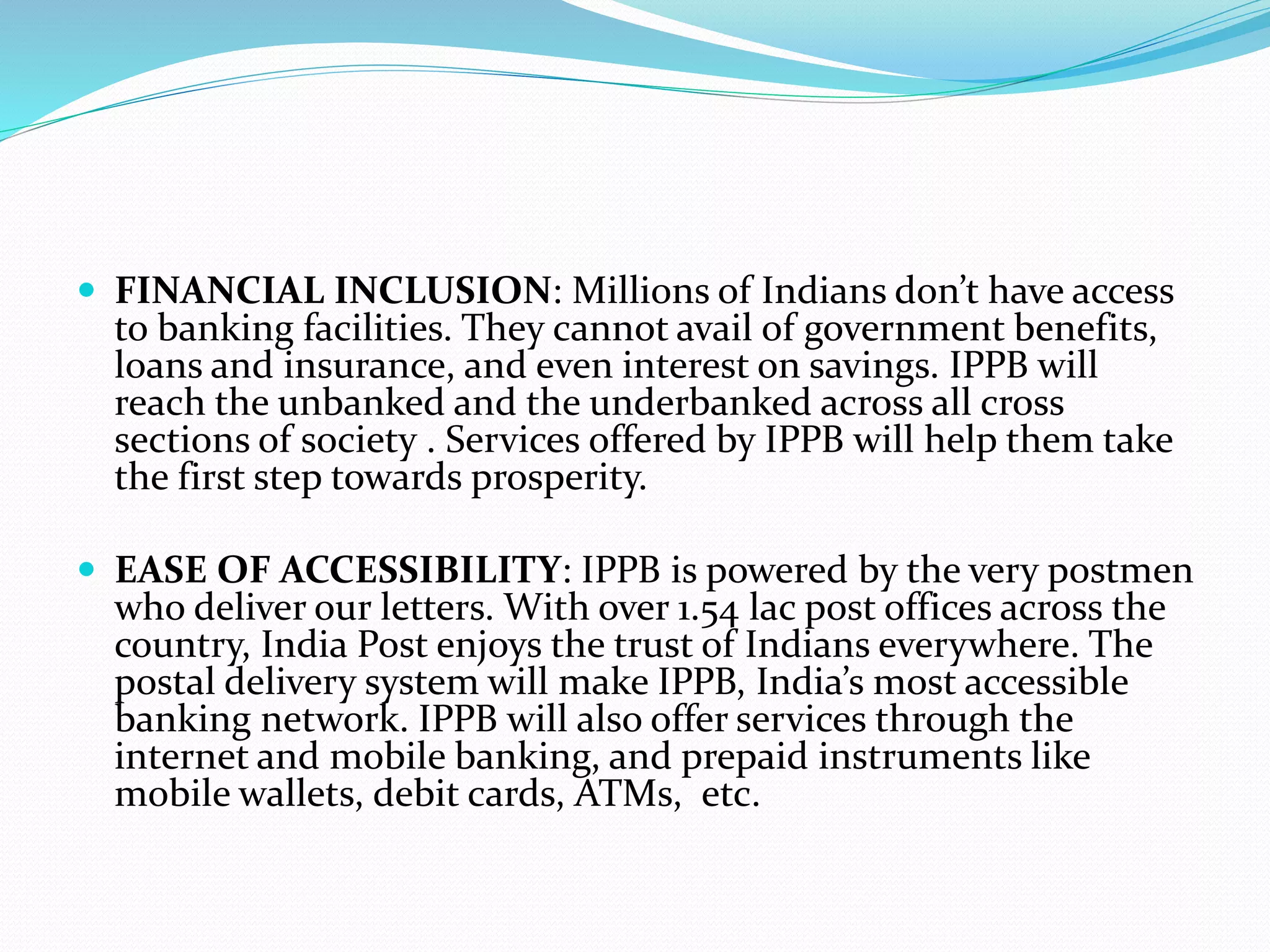 Indian post payment bank | PPTX