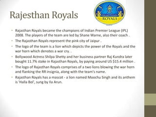 Indian premier league | PPTX