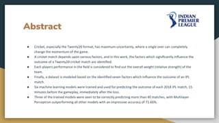 Indian Premier League Big Data Case Study | PPTX