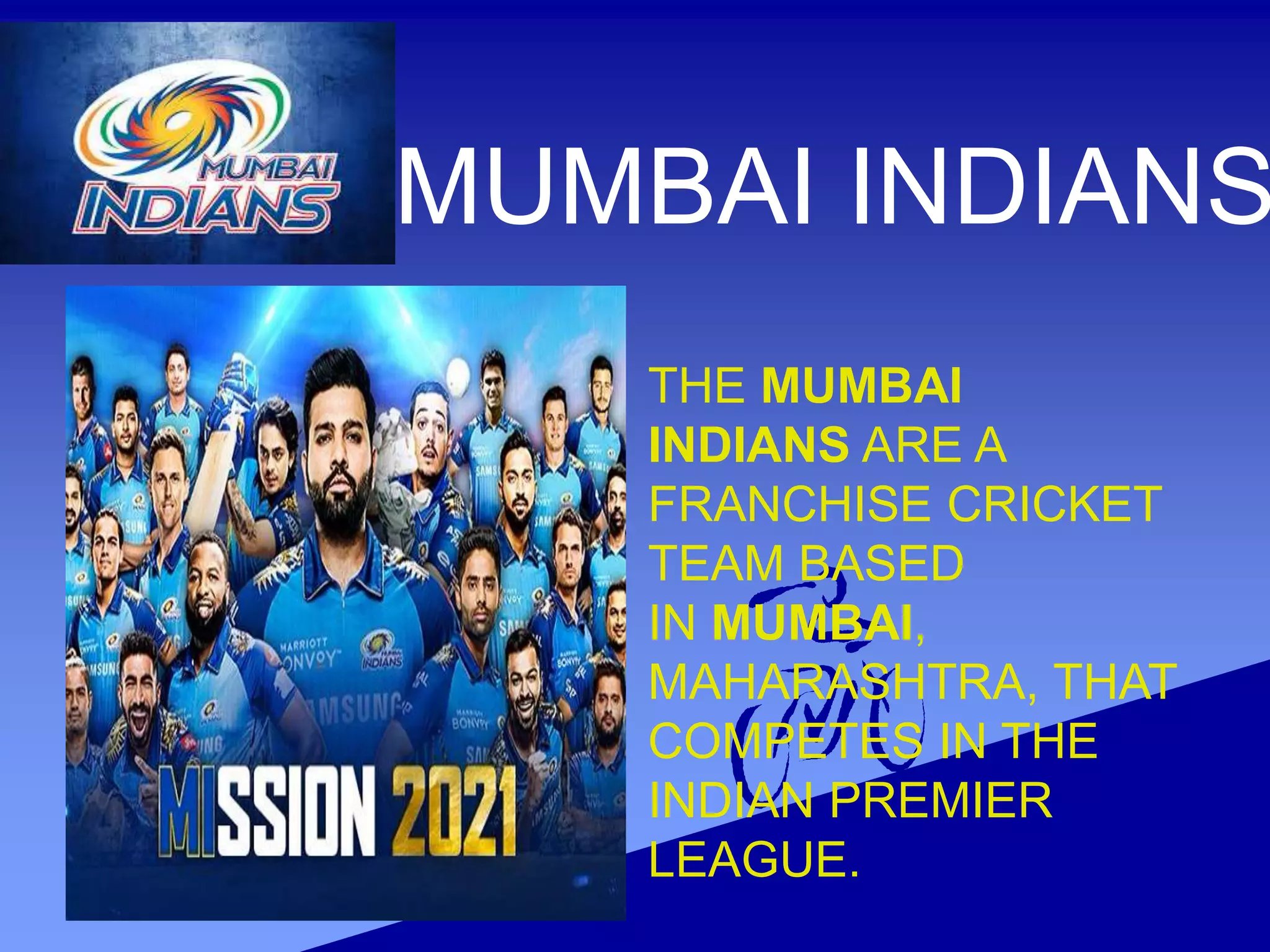 INDIAN PREMIER LEAUGE (IPL) 2021 PPT | PPT