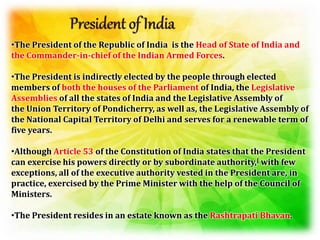 Indian president | PPTX