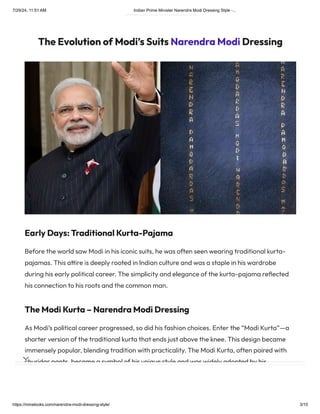 Indian Prime Minister Narendra Modi Dressing Style.pdf