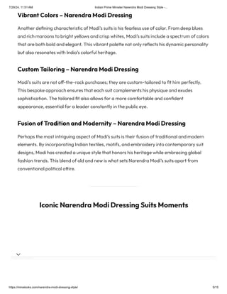 Indian Prime Minister Narendra Modi Dressing Style.pdf