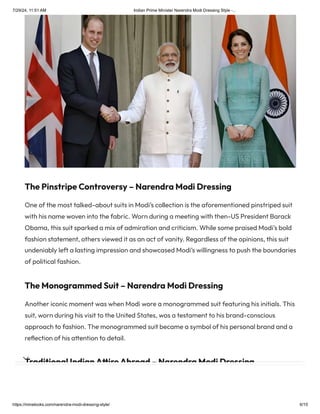 Indian Prime Minister Narendra Modi Dressing Style.pdf