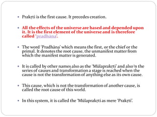 Indian psychology I sankhya philosophy ppt | PDF