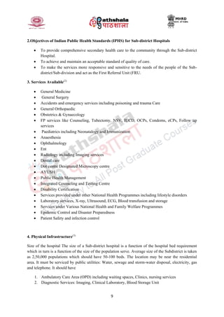 Indian public health standard ii | PDF