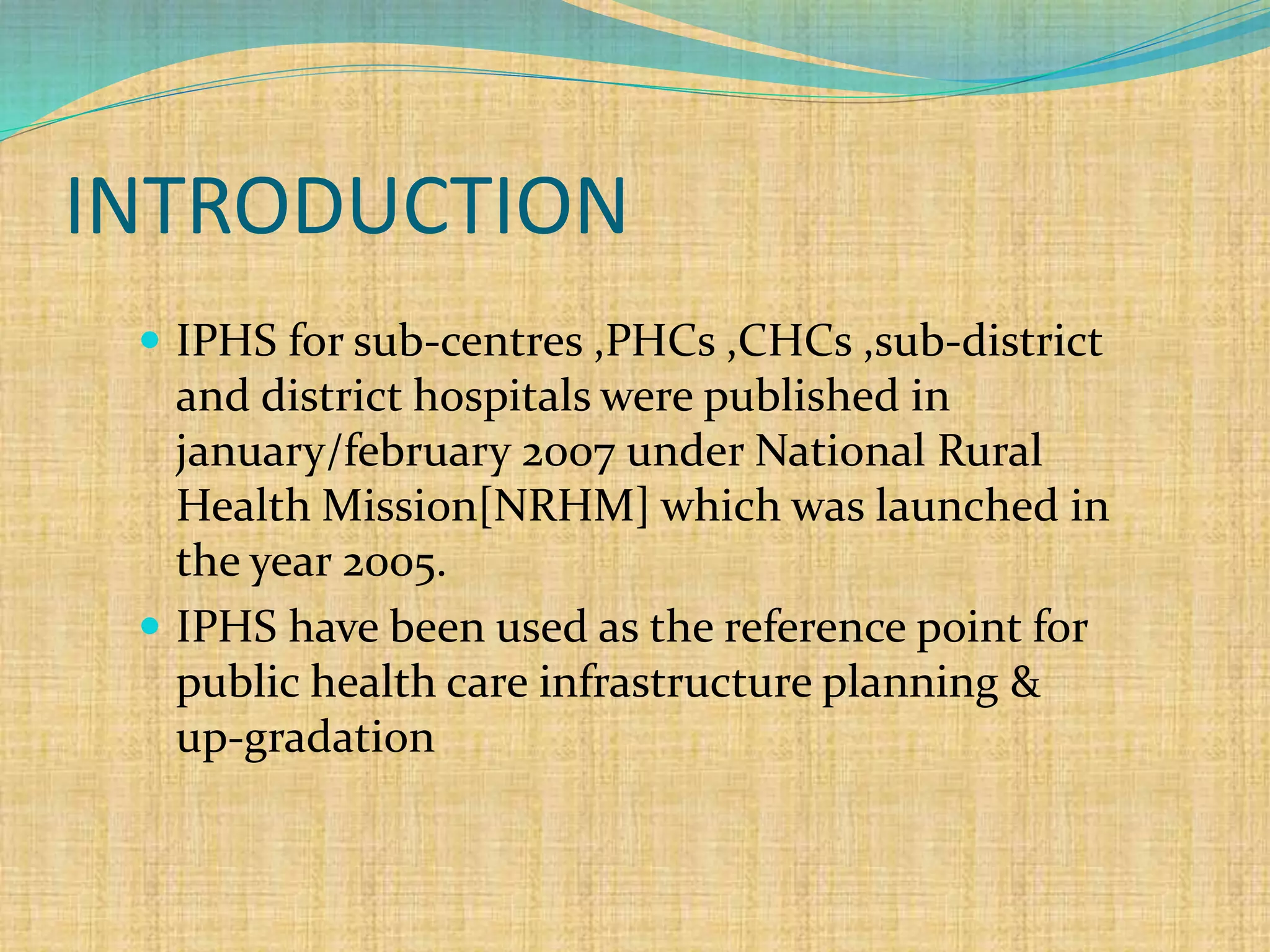 Indian public health standards | PPTX