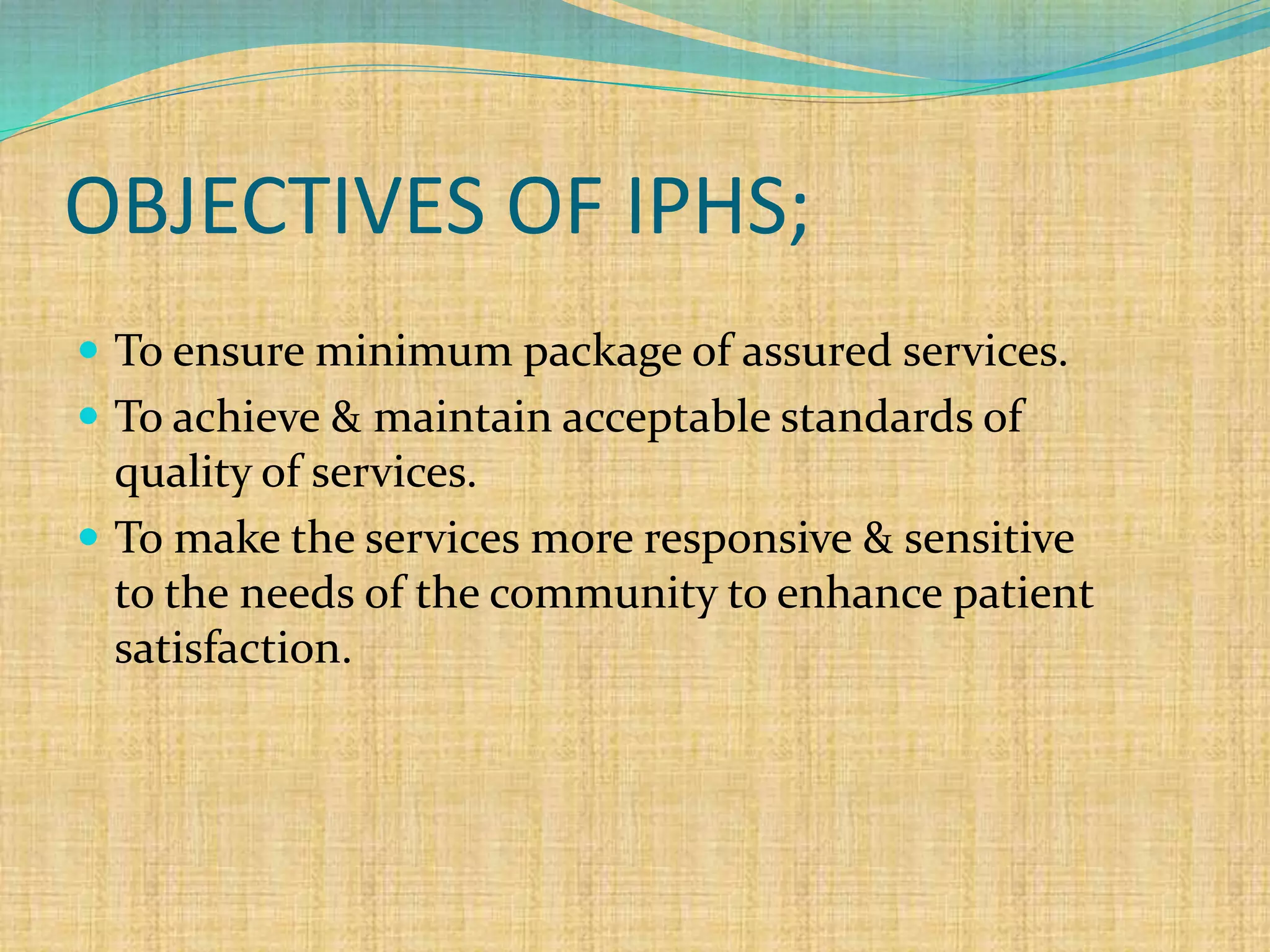 Indian public health standards | PPTX