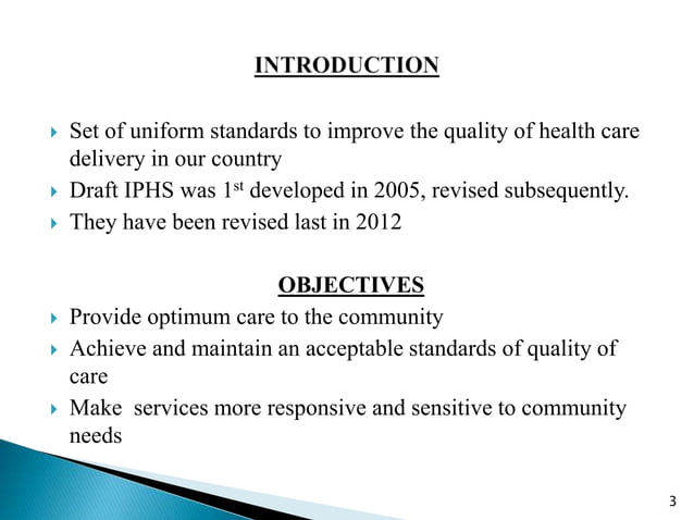 Indian public health standards | PPT