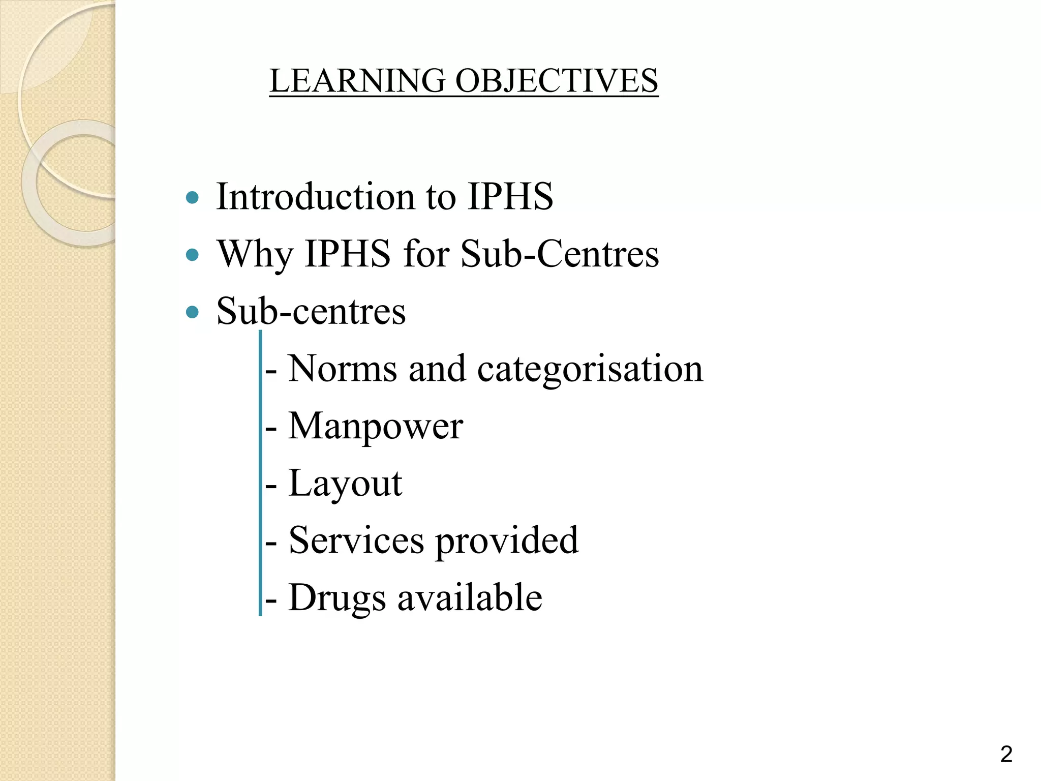 Indian public health standards | PPTX