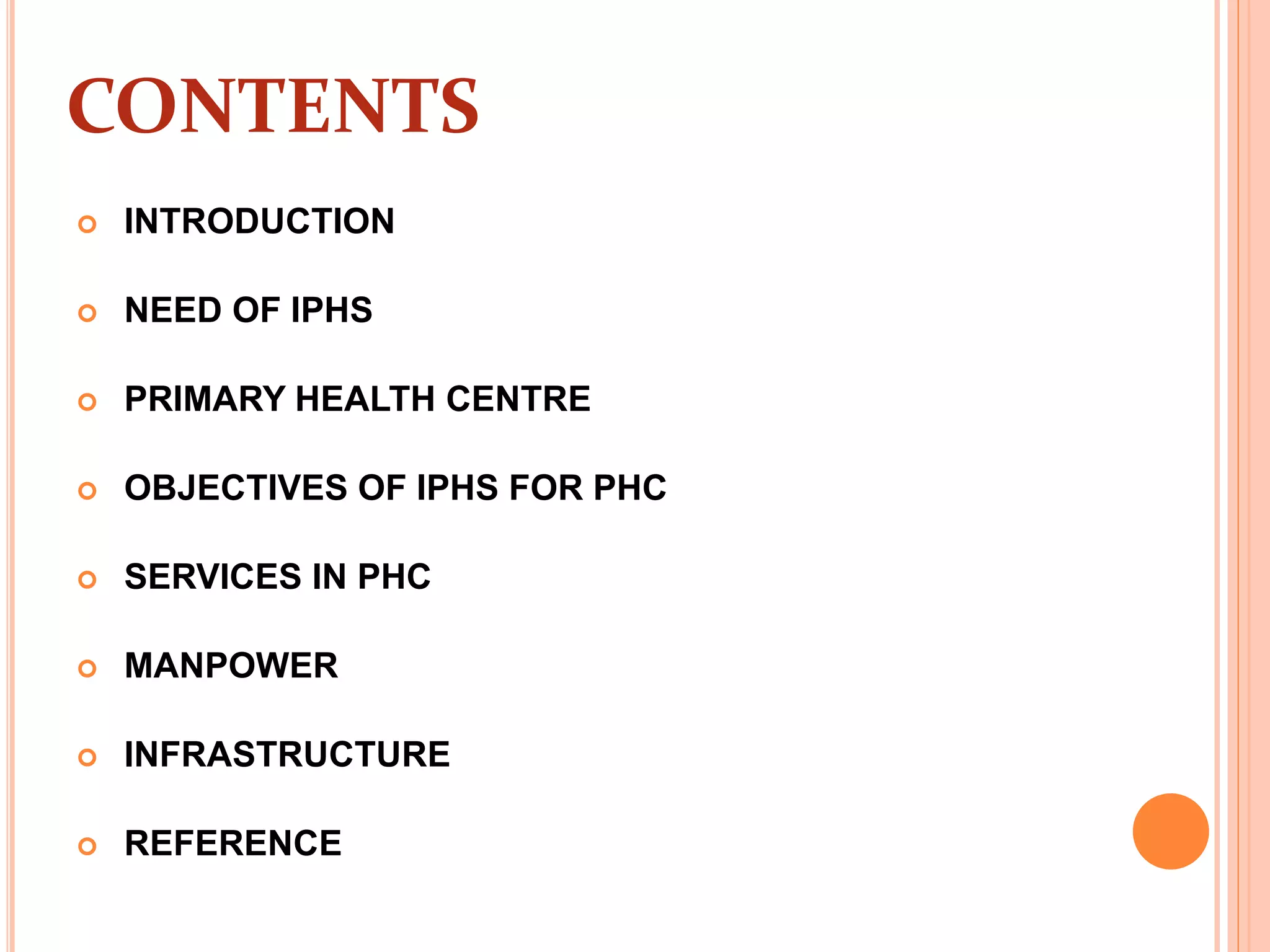 Indian Public Health Standards For Primary Health Centre | PPTX