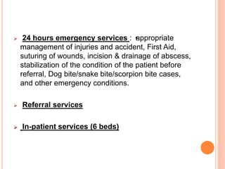 Indian Public Health Standards For Primary Health Centre | PPTX