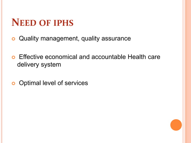 Indian Public Health Standards For Primary Health Centre | PPTX