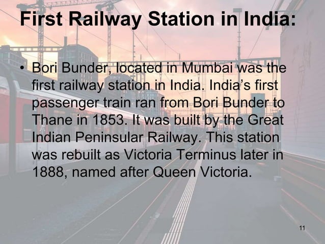 Indian railway ( Information) | PPTX | Rail Travel | Travel Type