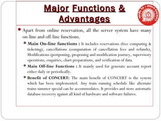 Indian railway prs system | PPT