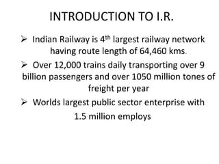 Indian railway history ppt | PPTX