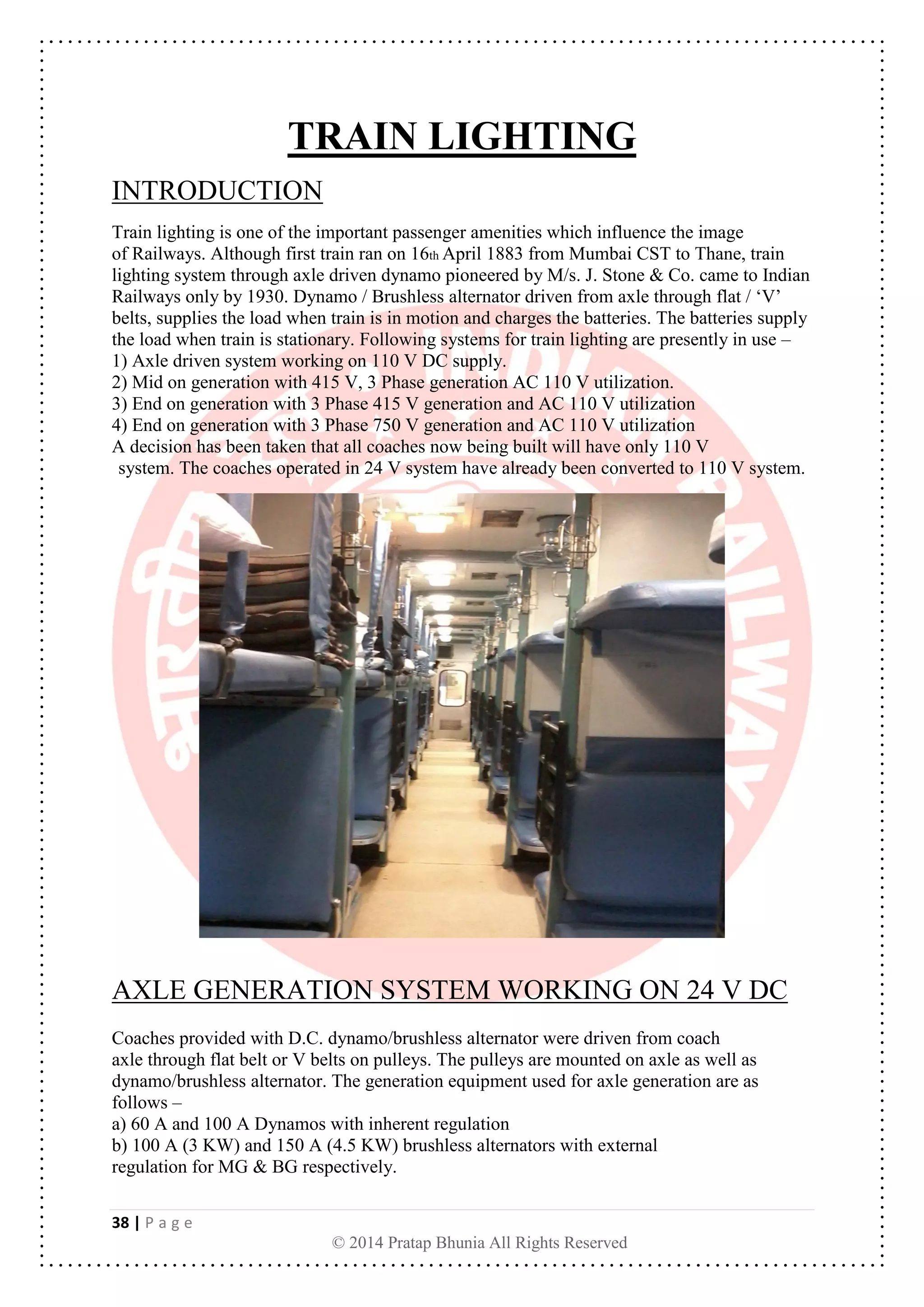 Vocational Training Report on Indian Railway System and Operation | PDF