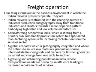 Indian railway logistics1 aaditya 12mt07ind001 | PPTX