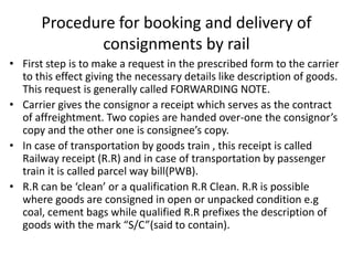Indian railway logistics1 aaditya 12mt07ind001 | PPTX