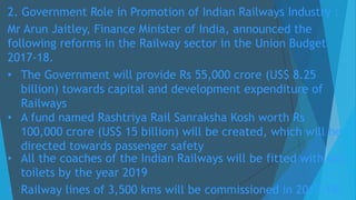 SECTORAL AND INDUSTRY ANALYSIS OF INDIAN RAILWAY | PPTX