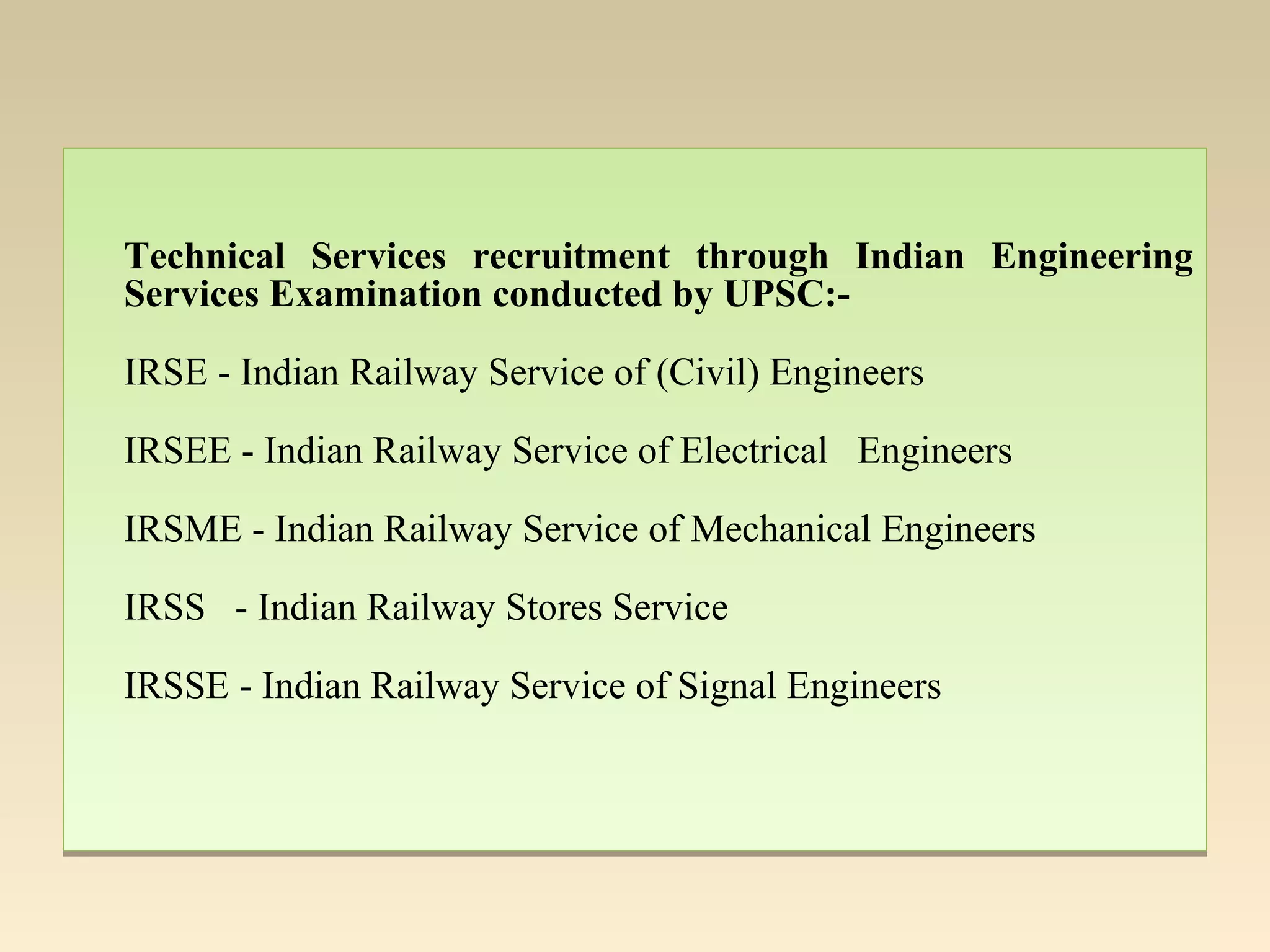 Promotion aspects in Indian railways along with its organisational set ...