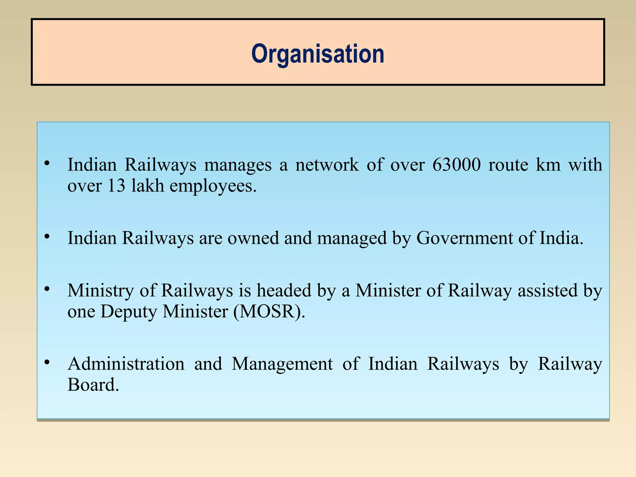 Promotion aspects in Indian railways along with its organisational set ...