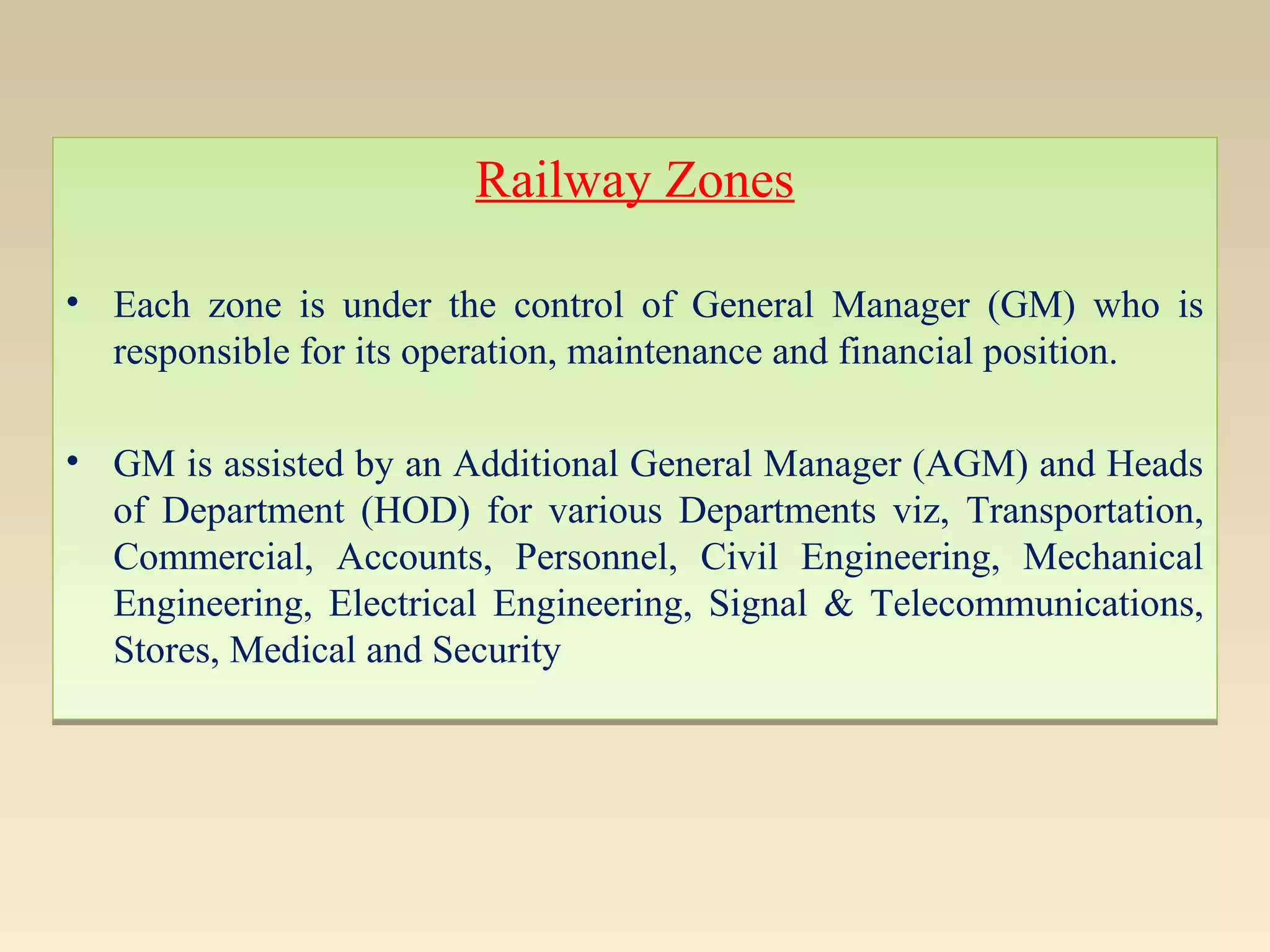 Promotion aspects in Indian railways along with its organisational set ...