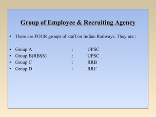 Promotion aspects in Indian railways along with its organisational set ...